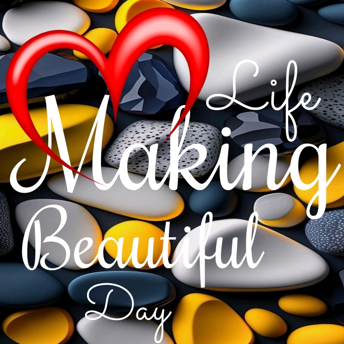 Plantilla de Making life beautiful Instagram post | PosterMyWall