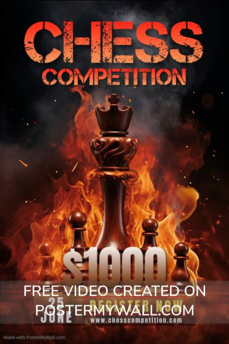Chess Competition Poster Template | PosterMyWall