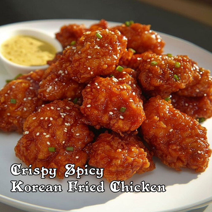 Maksimalis Crispy Spicy Korean Fried Chicken Instagram Post Pos ...
