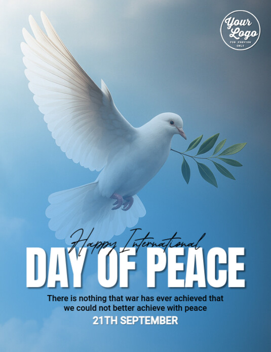 Copy of Maksimalis Happy International Peace Day Pamflet (letter As ...
