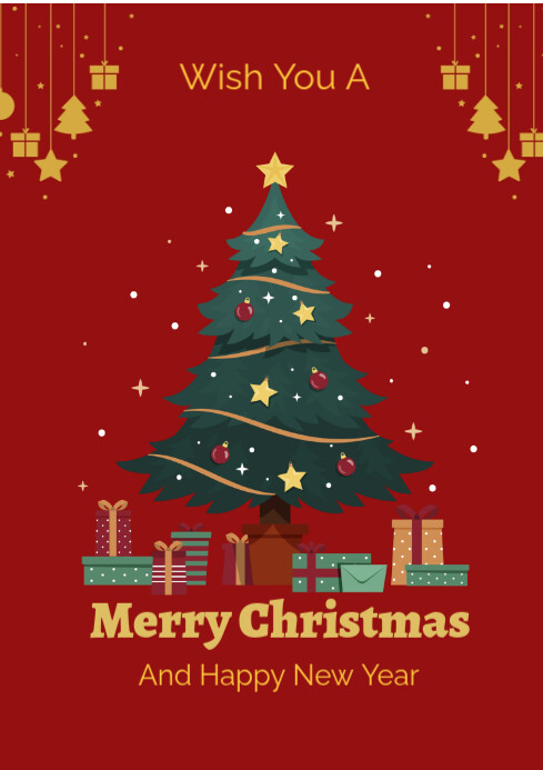 Maksimalis Happy New Year A4 Template | PosterMyWall