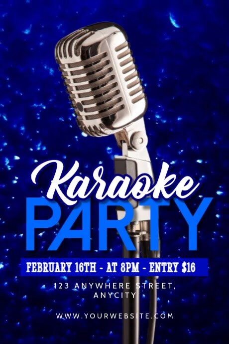Maksimalis Karaoke Party Poster Template | PosterMyWall