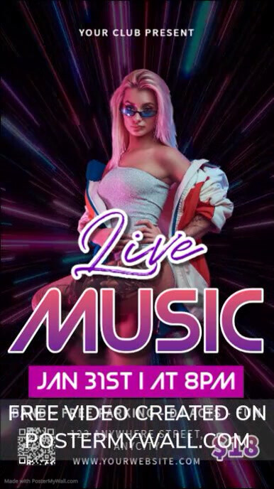 Maksimalis Live Music Reel Instagram Template | PosterMyWall