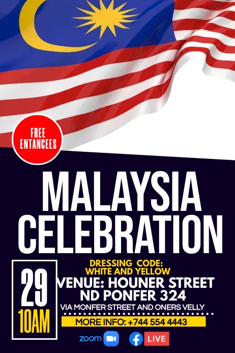 Malaysia Template | PosterMyWall