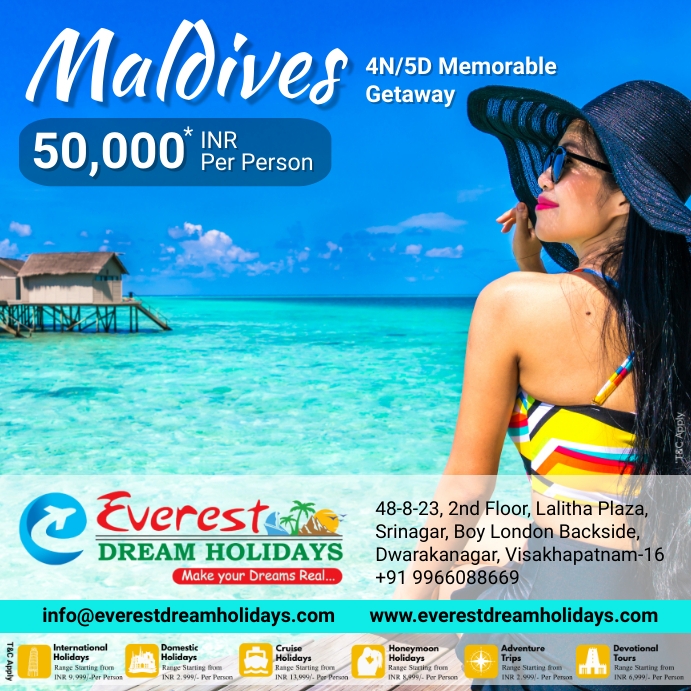 Copy of Maldives | PosterMyWall