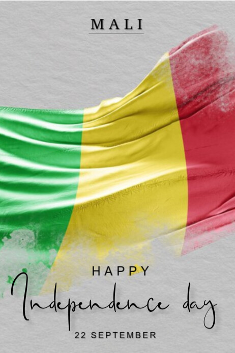 Mali Independene Day Poster Template | PosterMyWall