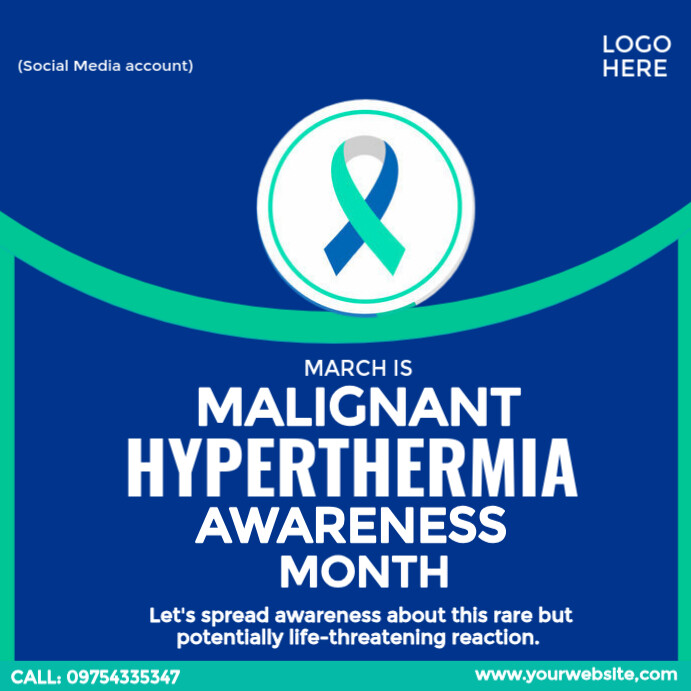 Malignant Hyperthermia Awareness Month Template | PosterMyWall