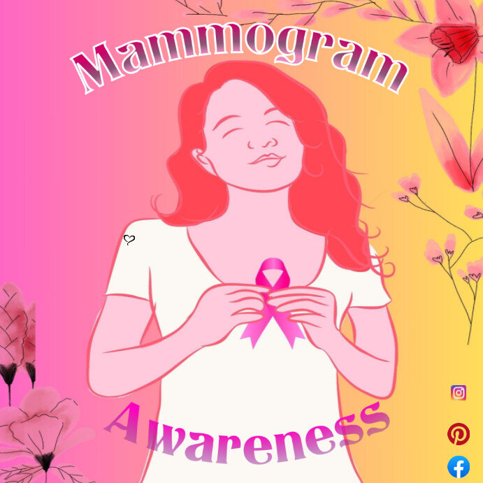 Mammogram Instagram Post Template | PosterMyWall