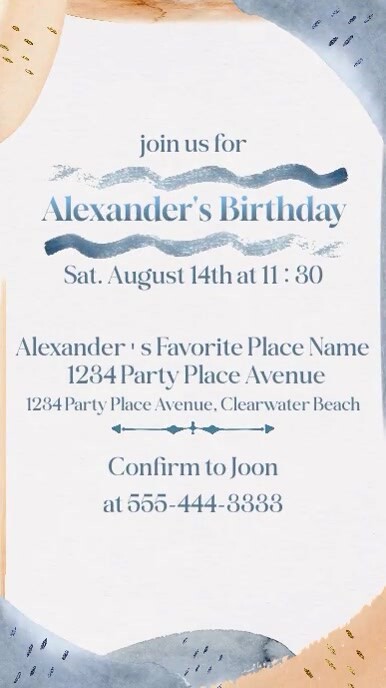 Man's Birthday Party Invitation Template | PosterMyWall