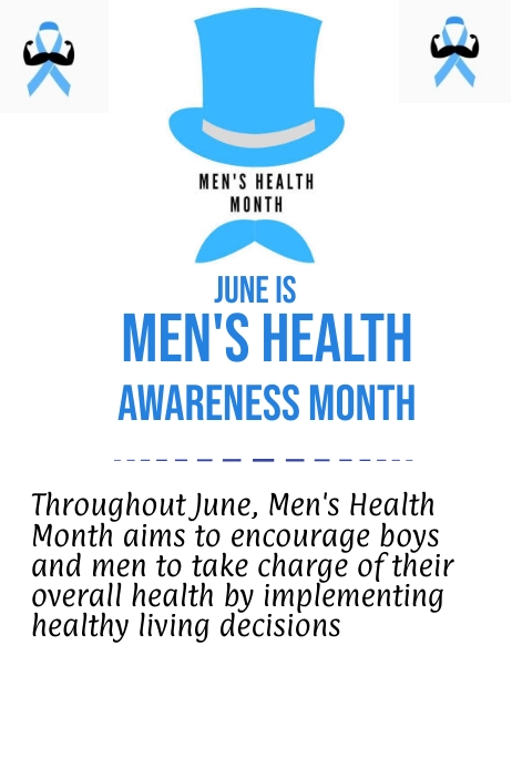 Copy of Man's Health Awareness month Poster Design | PosterMyWall