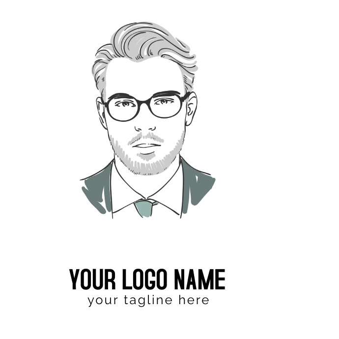 Copy of Man's portrait illustration | PosterMyWall