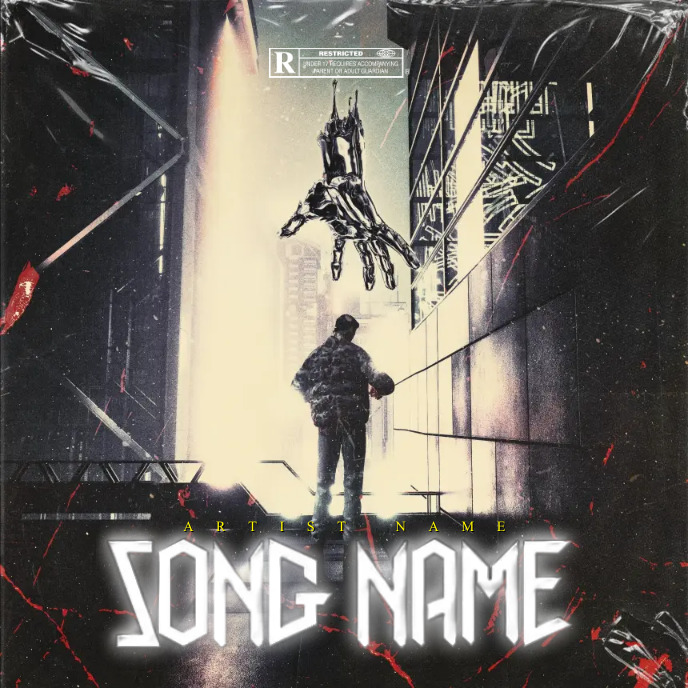 Copy of man Album Cover music art trap mixtape rap | PosterMyWall