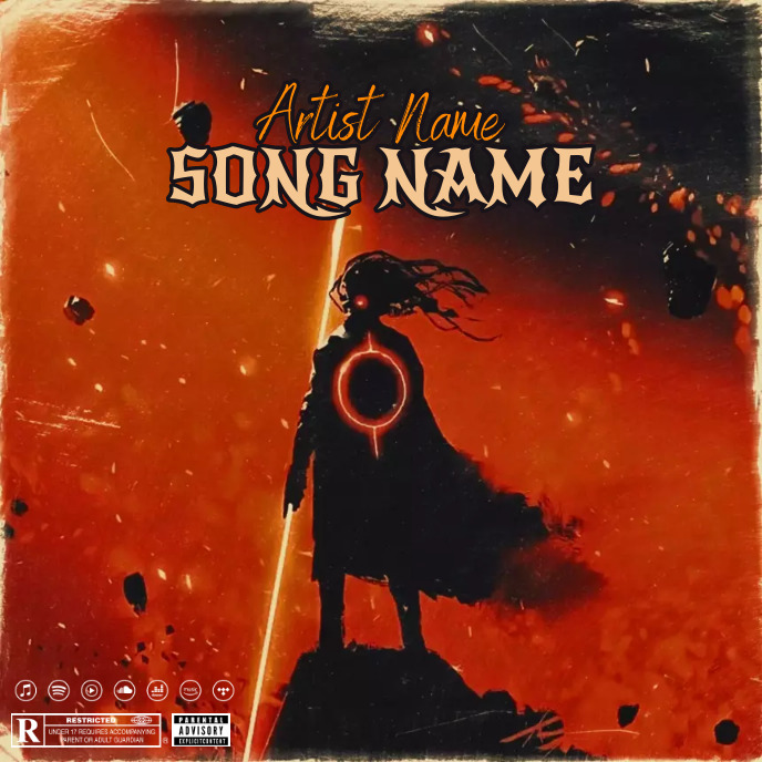 man Album Cover music art trap mixtape rap | PosterMyWall