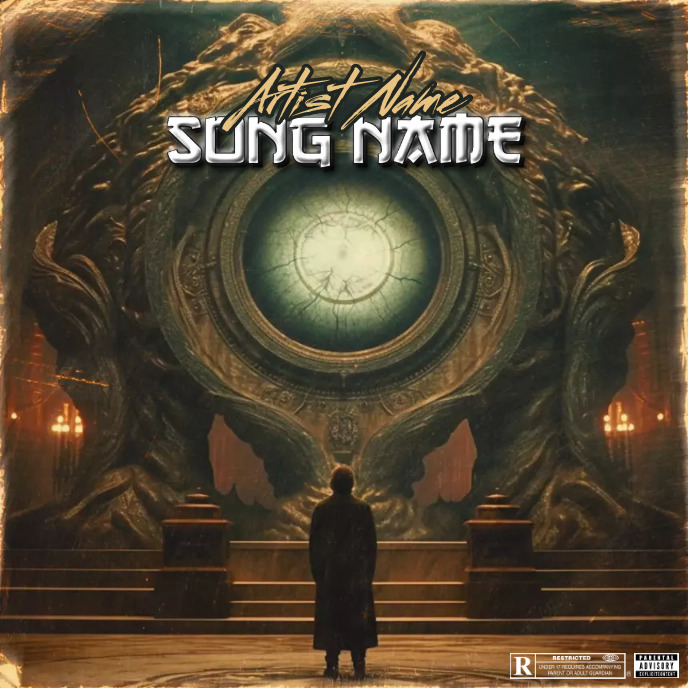 man Album Cover music art trap mixtape rap | PosterMyWall