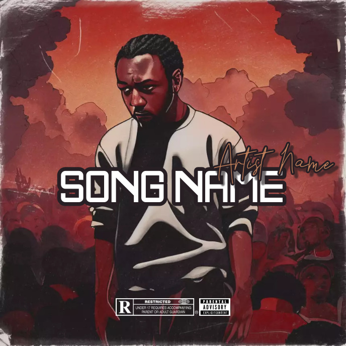 Man Album Cover music art trap mixtape rap | PosterMyWall