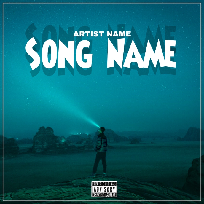 MAN ALBUM COVER TEMPLATE | PosterMyWall