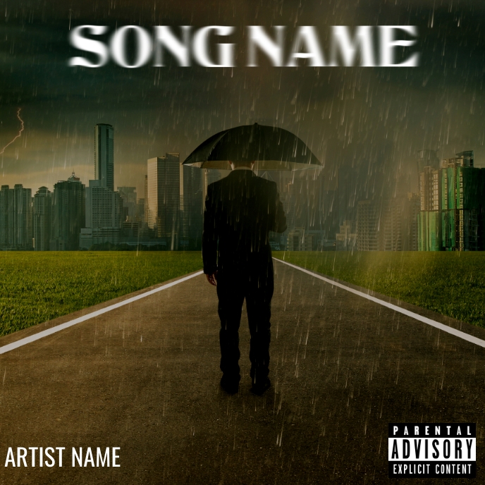 Plantilla de MAN ALBUM COVER TEMPLATE | PosterMyWall