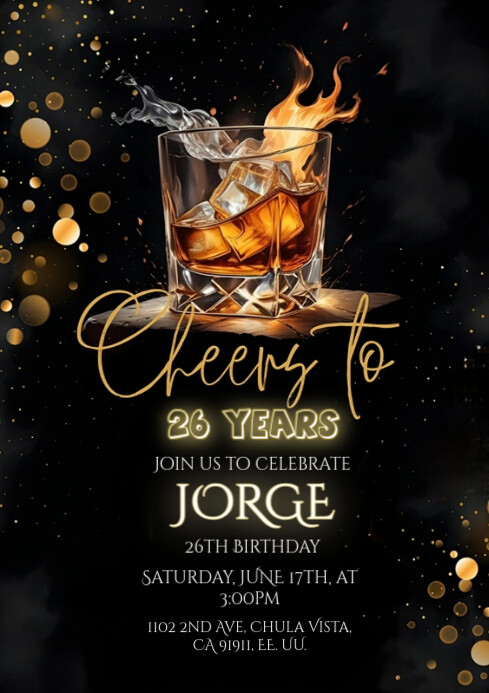 man birthday invitation Template | PosterMyWall