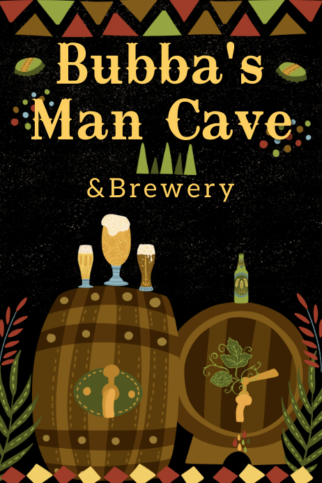 Copy of Man Cave Brewery 24x36 in Poster | PosterMyWall