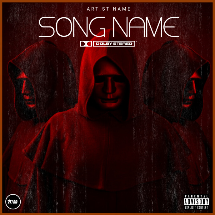 MEN IN HOODIES ALBUM COVER TEMPLATE | PosterMyWall