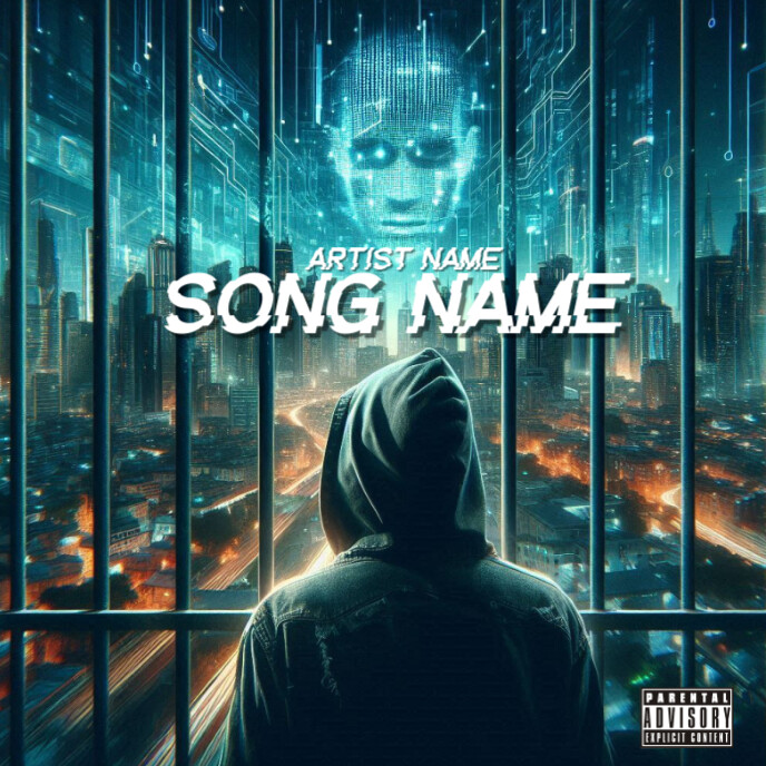 Man in Jail mixtape cover Template | PosterMyWall