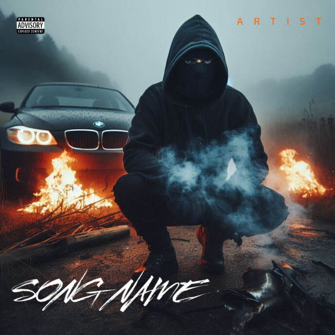 Copy of Man Mixtape album cover Alone | PosterMyWall