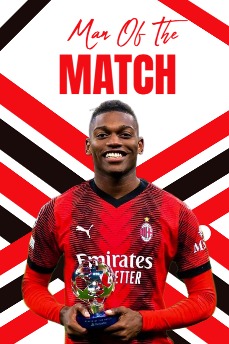 Man Of The Match Poster Template | PosterMyWall