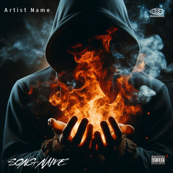 Copy of Man with fire mixtape album cover | PosterMyWall