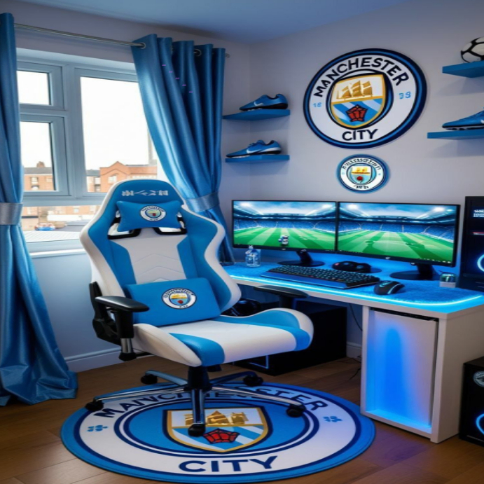 Manchester City Game Setup Template | PosterMyWall
