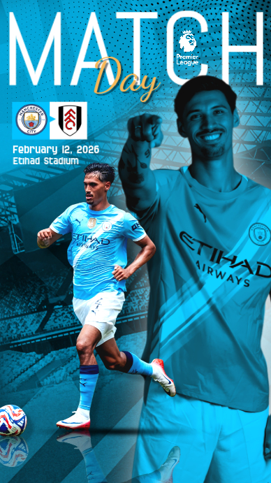 Manchester City vs Fulham Matchday - Premier League Etihad Stadium 2026 ...