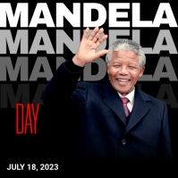 Nelson mandela post instagram Template | PosterMyWall