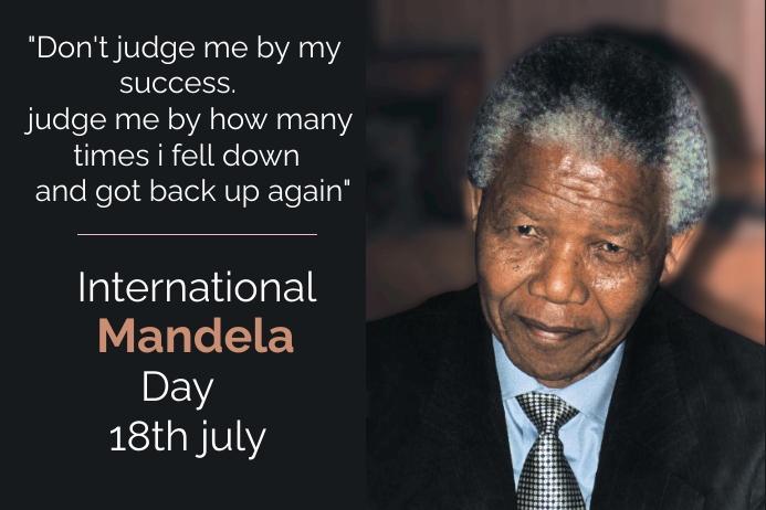 Copy of mandela day post | PosterMyWall