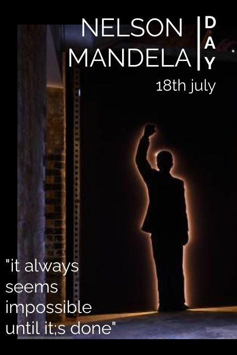 mandela day poster Template | PosterMyWall