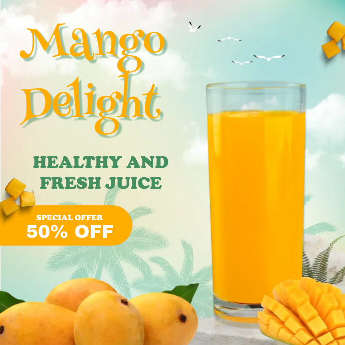 Plantilla de Mango Delight | PosterMyWall