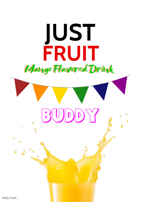 Modèle Jus de Mangue | PosterMyWall