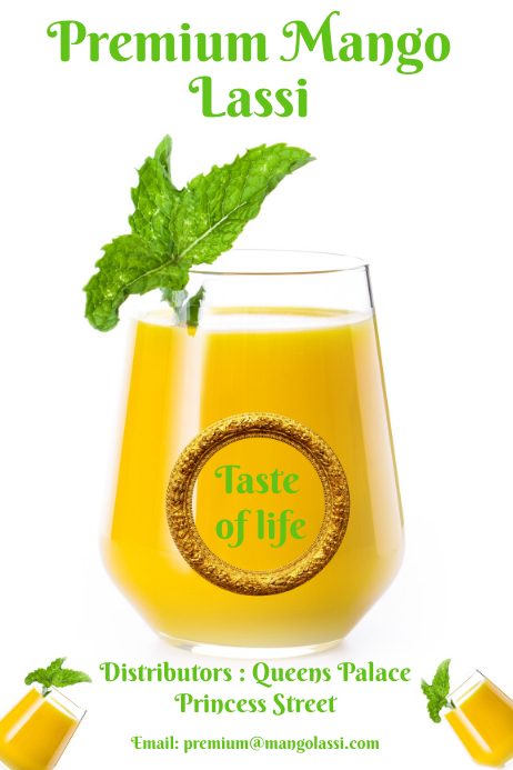 Mango Lassi Sale Template | PosterMyWall