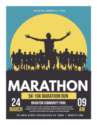 MARATHON Template | PosterMyWall