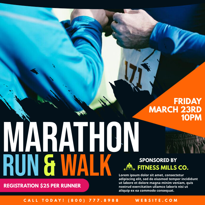 Copy of Marathon | PosterMyWall