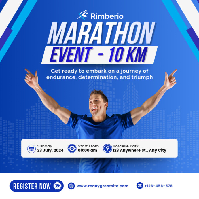 Plantilla de MARATHON EVENT SPORT | PosterMyWall