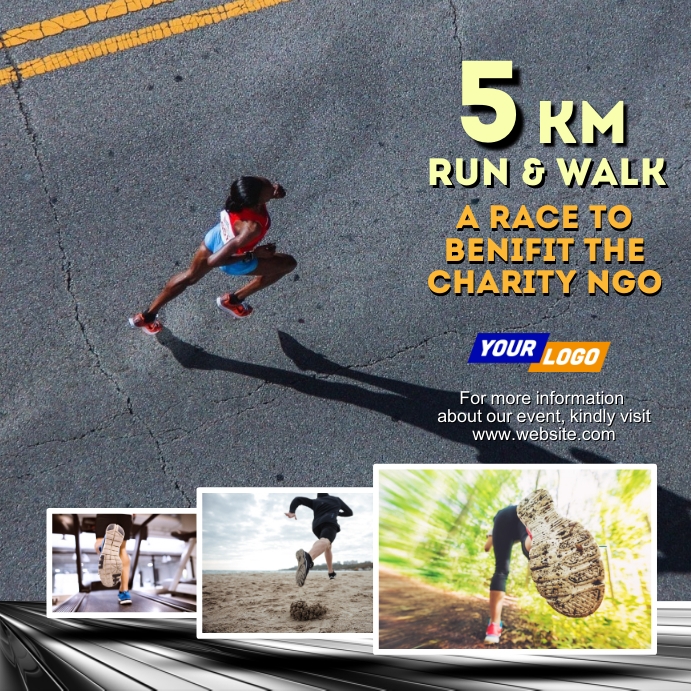 Marathon flyer design Template | PosterMyWall