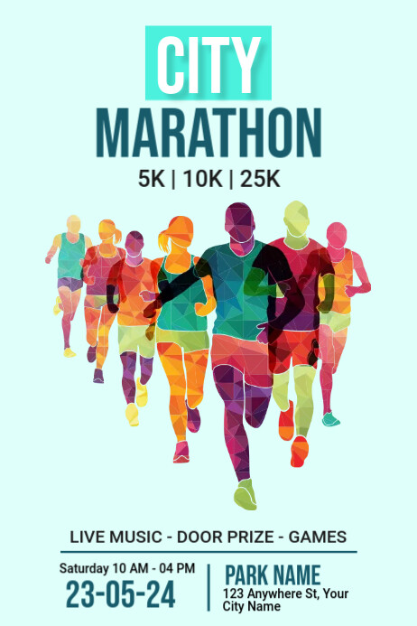 marathon10 Template | PosterMyWall