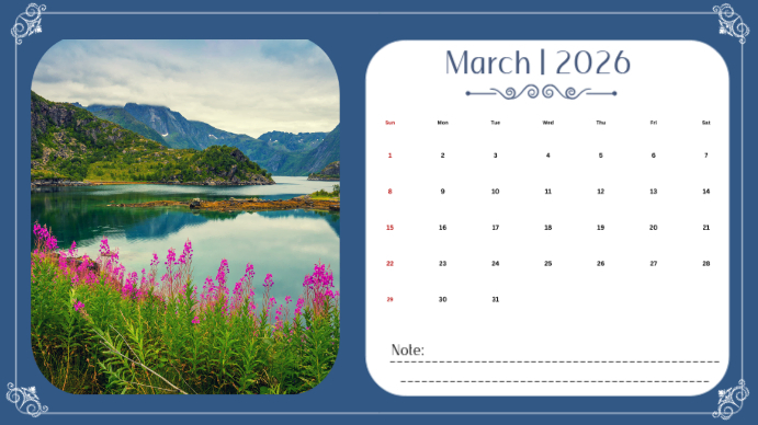 march 2026 calendar Template | PosterMyWall
