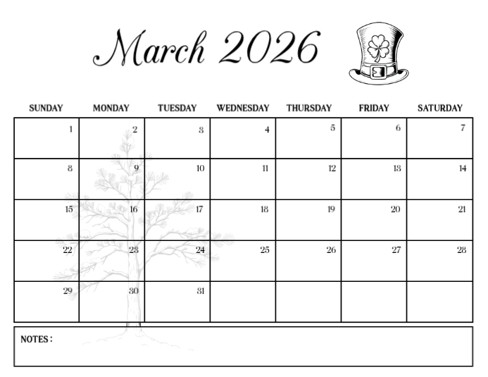 Plantilla de March 2026 Planner Flyer | PosterMyWall