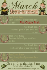 March Calendar Template | PosterMyWall