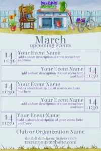 March Calendar by Paula Template | PosterMyWall