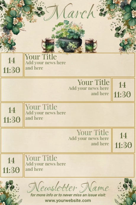 Plantilla de March Calendar | PosterMyWall