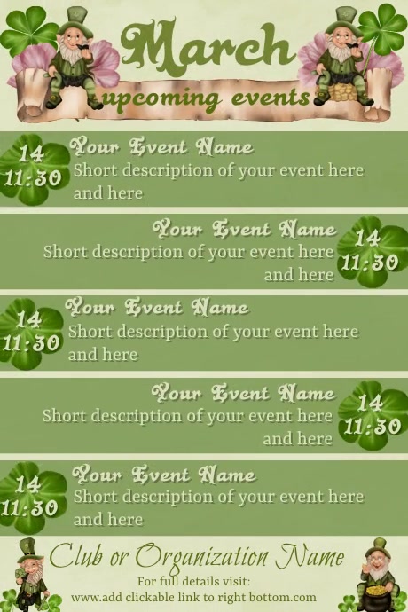 March Calendar Template | PosterMyWall