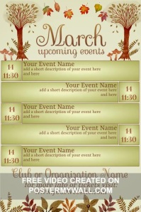 March Calendar Template | PosterMyWall