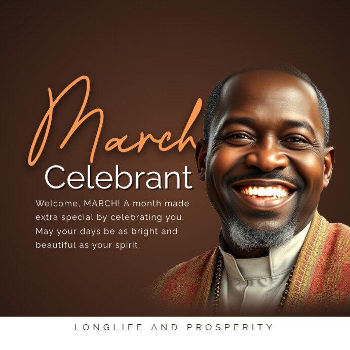 Copy of March celebration | PosterMyWall