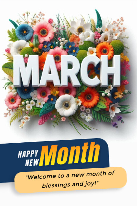 March Template | PosterMyWall
